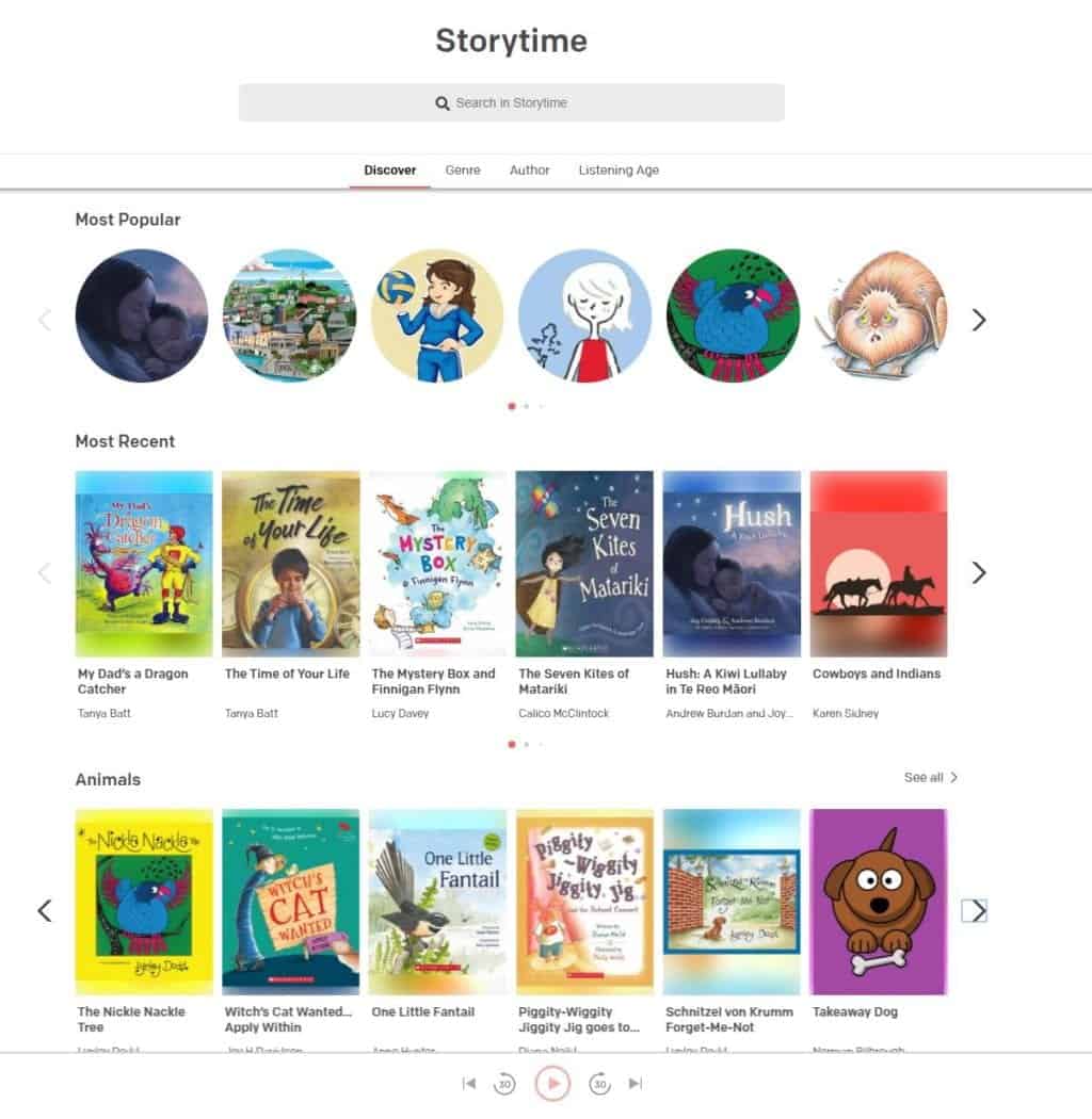 RNZ launch Storytime, a kiwi kids audiobook platform