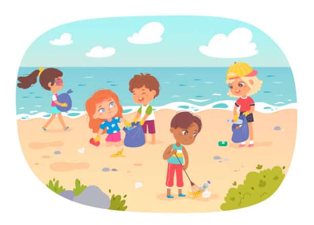 Kids Beach Clean Up - Erich Armishaw Beach | Auckland for Kids