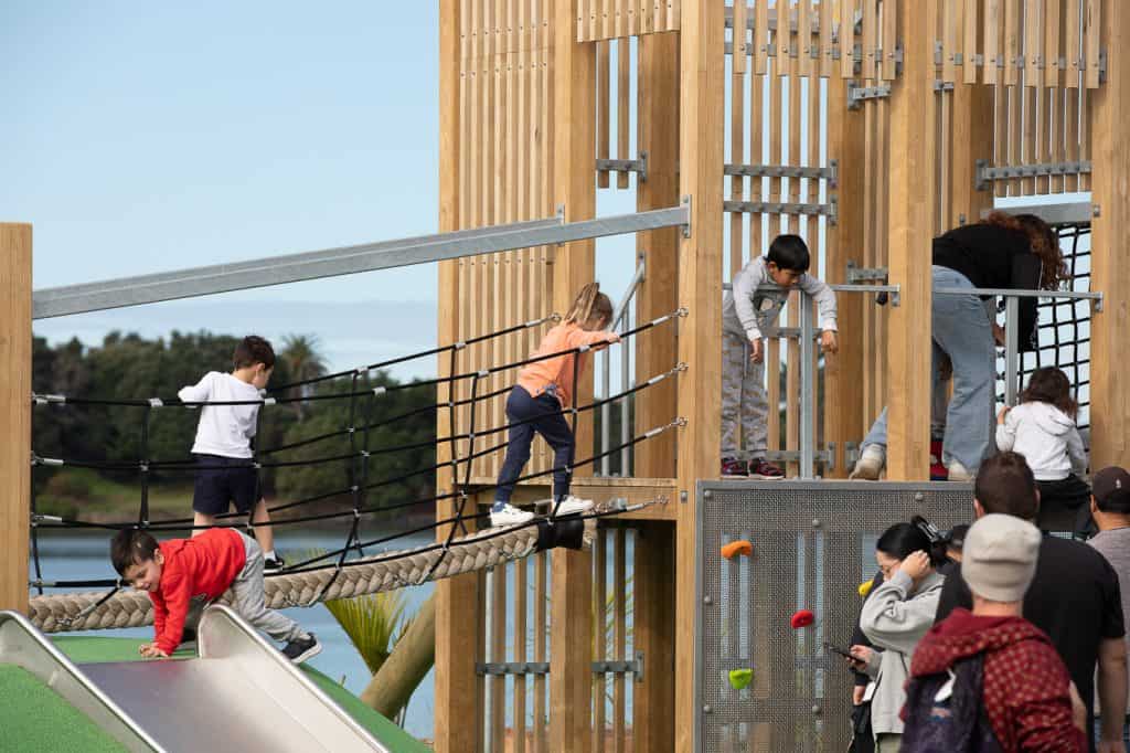 Te Waituarua Reserve Playground & Pump Track at Auckland’s Waiata Shores