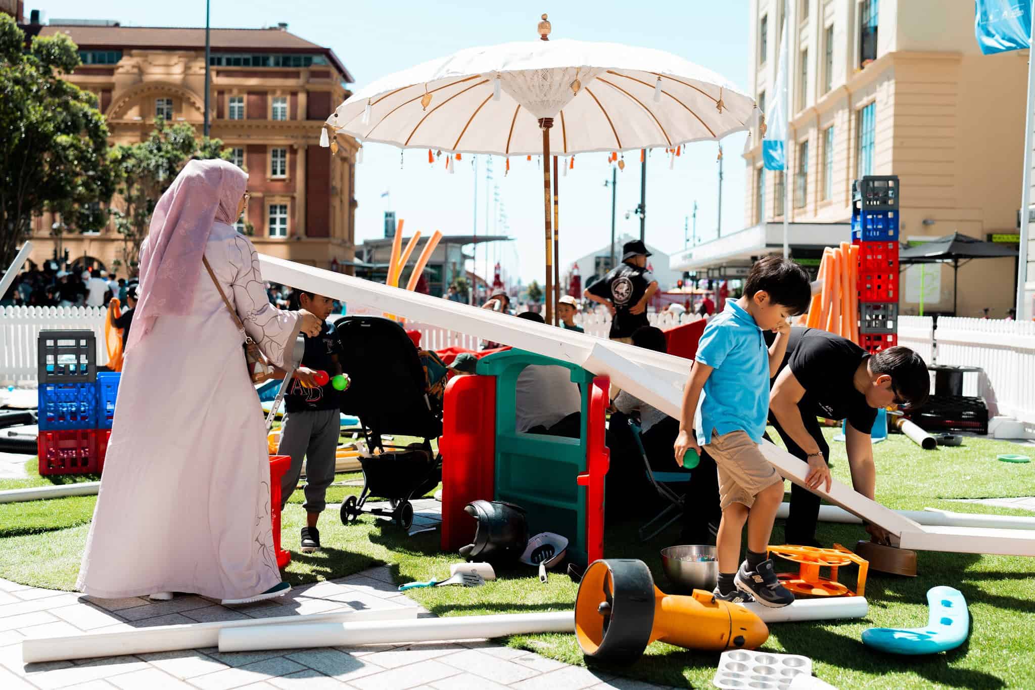 Play in the Square | Te Komititanga Square | Auckland for Kids