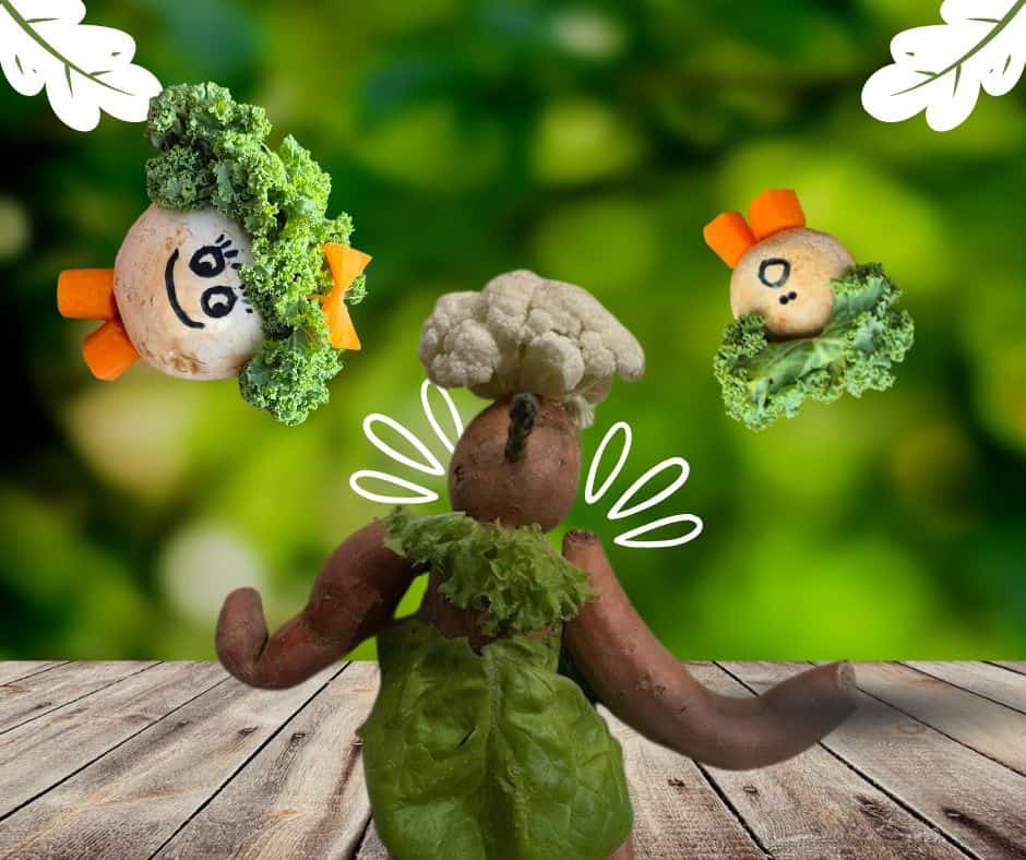 Wonky Vege Creatures at the Highwic Sweetpea and Plant Fair 2025 ...
